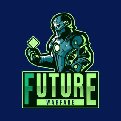 Placeit - Logo Template Inspired by Gears of War Featuring a Futuristic ...