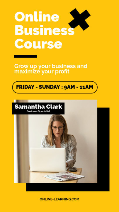 Placeit - Instagram Story Generator for an Online Business Course