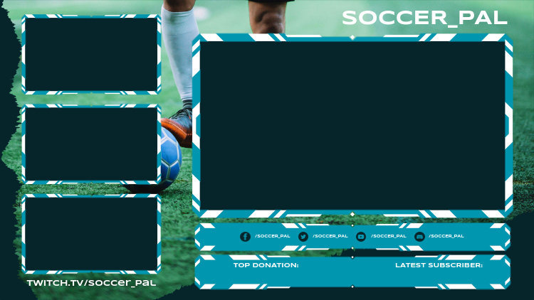Placeit - Twitch Overlay Maker Generator for a Soccer-Themed Streaming ...
