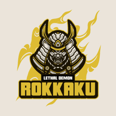 Placeit - Gaming Logo Maker Featuring a Demon Illustration