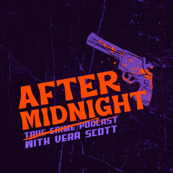 Placeit - True Crime Podcast Cover Generator With a Gun Graphic