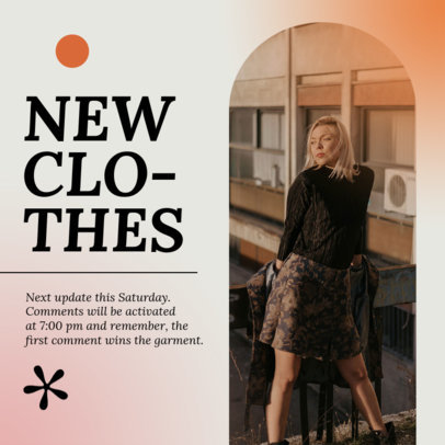 Placeit - Trendy Instagram Post Design Generator for Clothing Brands