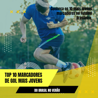 Placeit - Instagram Post Generator for a Sports Content Creator