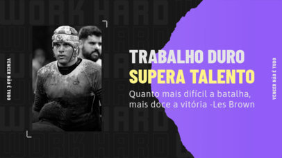 Placeit - YouTube Thumbnail Template for a Boxing-Themed Channel