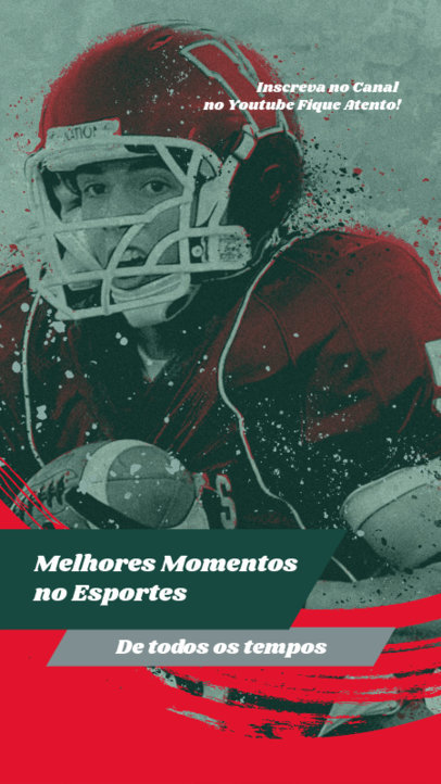 Placeit - Instagram Story Generator for a Sports Content Creator