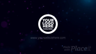 Placeit - Intro Video Maker Featuring a Logo Reveal with Futuristic ...