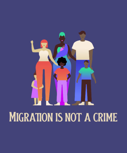 Placeit - T-Shirt Design Maker for a Social Movement Featuring ...