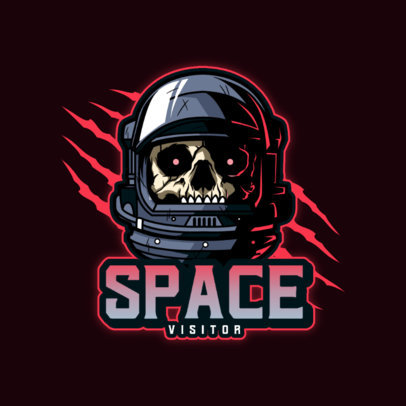 Placeit - Space-Themed Logo Maker Featuring a Gamer Astronaut