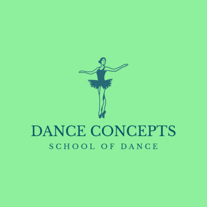 Placeit - Logo Template for a Classical Dance Center