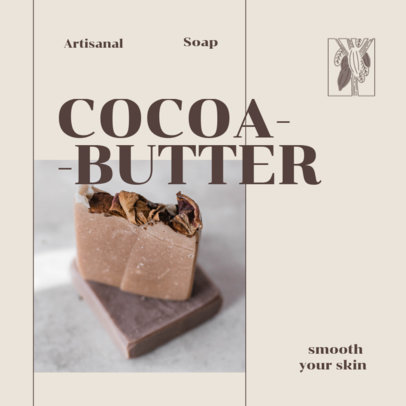 Placeit - Instagram Post Template for Artisanal Soap Ads