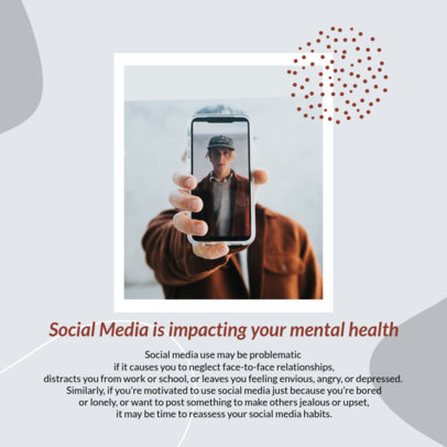 Placeit - Instagram Post Design Template for a Carousel About Mental Health