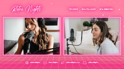Placeit - Twitch Overlay Design Template for Just Chatting Streamers