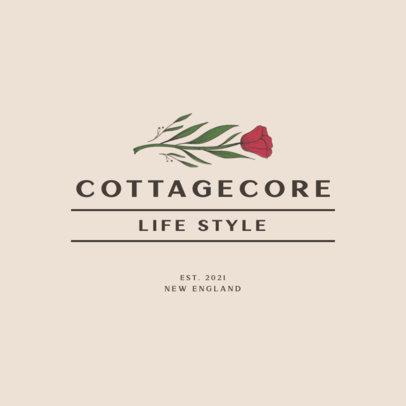 Placeit - Simple Logo Maker with a Cottagecore Aesthetic
