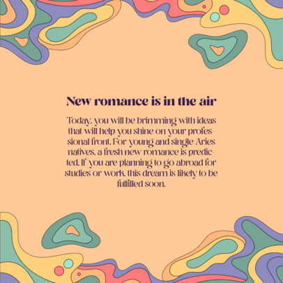 Placeit - Colorful Instagram Post Template With an Astrology Theme And ...