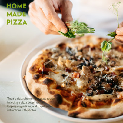 Placeit - Italian Food-Themed Instagram Post Design Maker for a Carousel