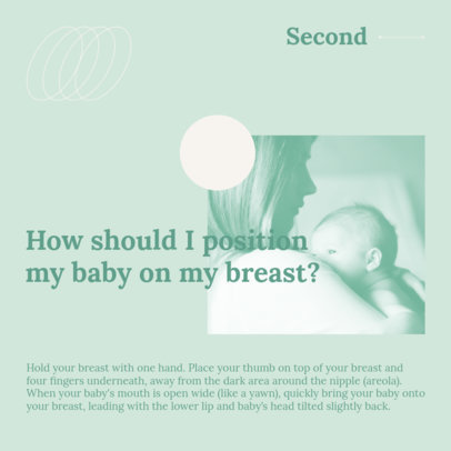Placeit - Breastfeeding-Themed Instagram Post Design Maker With Tips ...