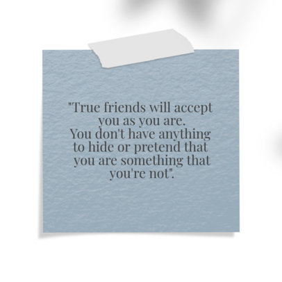 Placeit - Quote-Themed Instagram Post Design Template with a Note Graphic