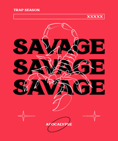 Placeit - T-Shirt Design Creator With a Trap Aesthetic and a Crying Eye ...