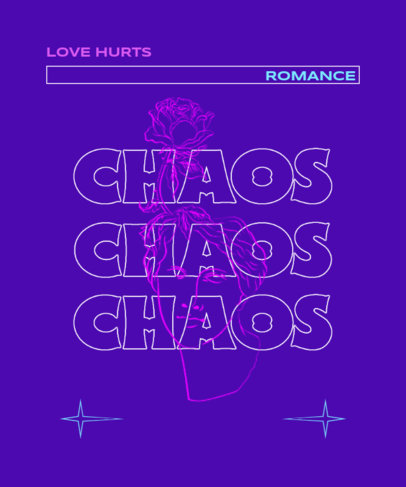 Placeit - T-Shirt Design Generator for Trap Artists Featuring Heart and ...