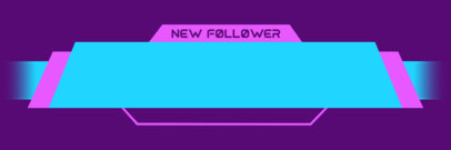 Placeit - Neon-Colored Twitch Alert Box Generator for a Gamer