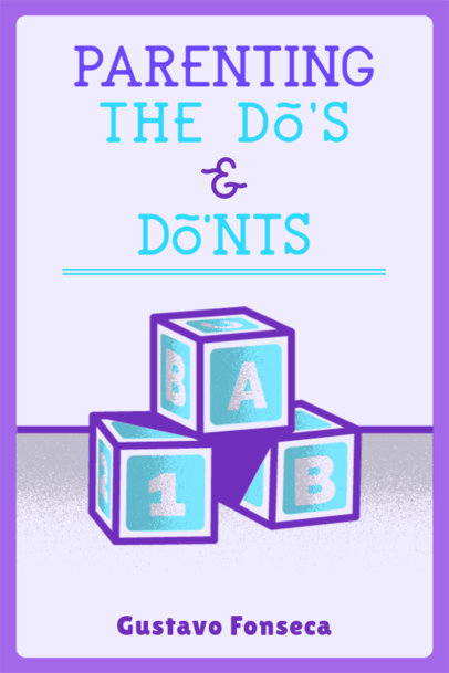 Placeit - Book Cover Design Template Featuring a Parenting Theme