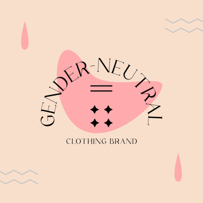 Placeit - Abstract Logo Maker for a Gender-Neutral Clothing Brand