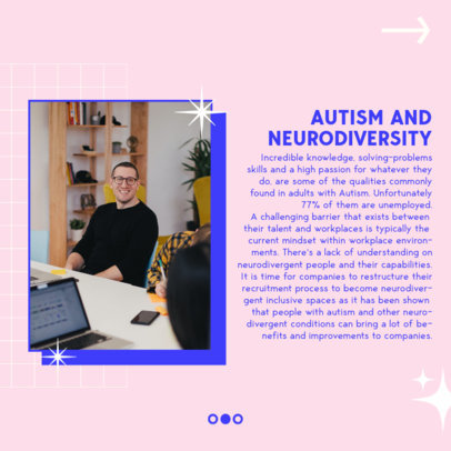 Placeit - Instagram Post Generator Featuring a Neurodiversity Definition