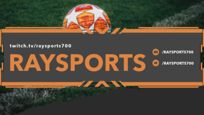 Placeit - Twitch Overlay Template for Sports Channels Featuring Modern ...