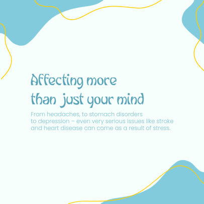 Placeit - Instagram Post Creator with Illustrations for a Stress ...