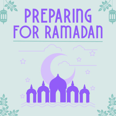 Placeit - Instagram Post Design Maker to Share a Ramadan-Themed Carousel