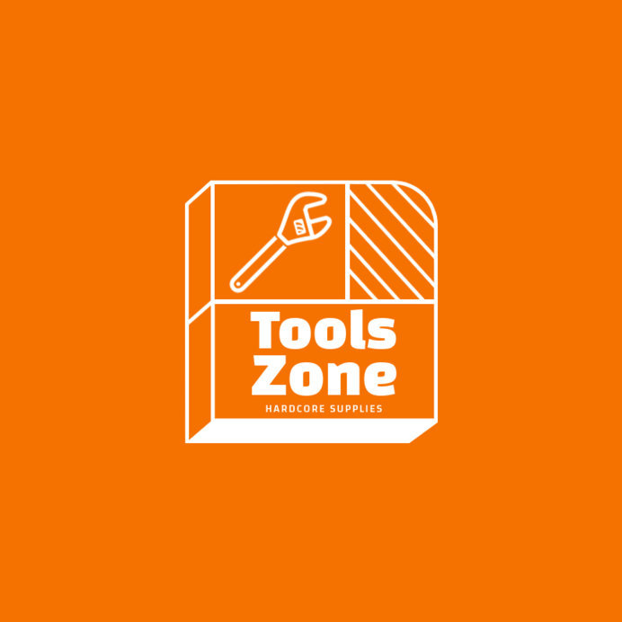 Placeit - Hardware Store Logo Template Featuring a Wrench Graphic