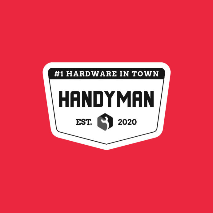 Placeit - Hardware Store Logo Creator with a Plaque Graphic