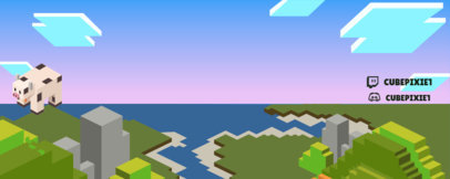 Placeit - Twitch Screen Design Creator Featuring a Minecraft-Inspired ...