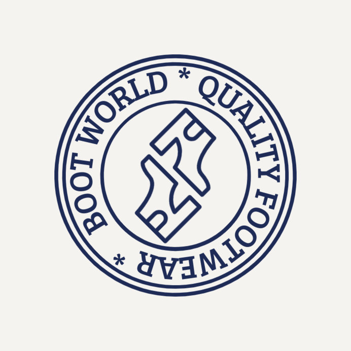 Placeit - Footwear-Themed Logo Template Featuring Two Boots Graphics