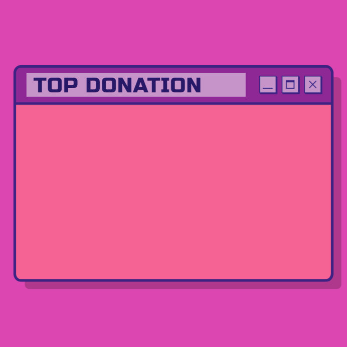Placeit - Twitch Alert Maker Featuring a Top Donation Message with a ...