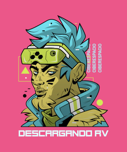 Placeit - Metaverse-Inspired T-Shirt Design Template with Futuristic ...