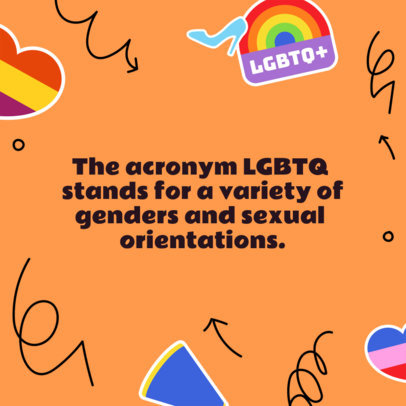 Placeit - Instagram Post Maker for a Carousel Featuring Facts About ...