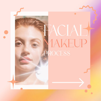 Placeit - Instagram Post Template Featuring a Pros and Cons Makeup Carousel