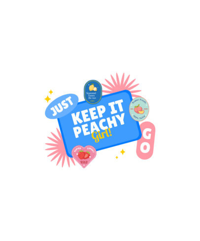 Placeit - Sticker-Themed T-Shirt Design Generator Featuring a Bright ...