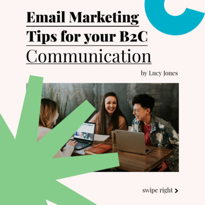 Placeit - Informative-Themed Instagram Post Maker for a Marketing Carousel