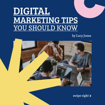 Placeit - Informative-Themed Instagram Post Maker Featuring Marketing ...