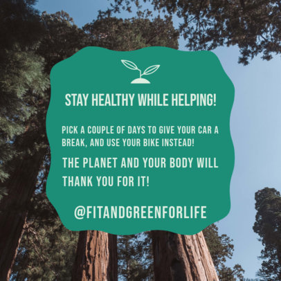 Placeit - Eco-Themed Instagram Post Maker to Help the Planet