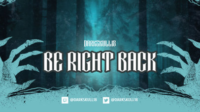 Placeit - Horror-Themed Twitch Starting Soon Screen Creator for Game ...