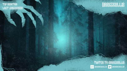 Placeit - Horror-Themed Twitch Overlay Design Creator for Game Streamers