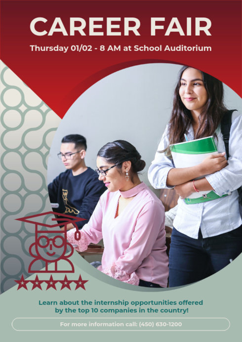 Placeit - Flyer Creator for a Career Fair Event