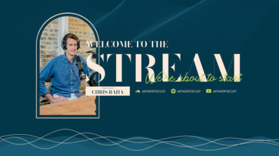 Placeit - Starting Soon Twitch Screen Maker for a Live Talk Show Stream