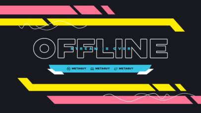 Placeit - Twitch Overlay Template with a Bold Stream is Over Text