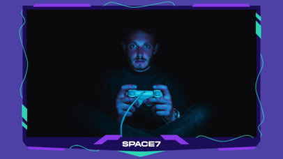 Placeit - Modern OBS Webcam Frame Design Maker for Twitch Gamers