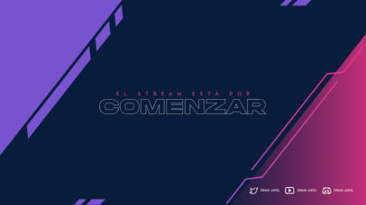 Placeit - Twitch Overlay Maker Featuring Starting Soon Screens