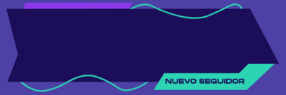 Placeit - Twitch Alert Box Generator Featuring a Futuristic Graphic